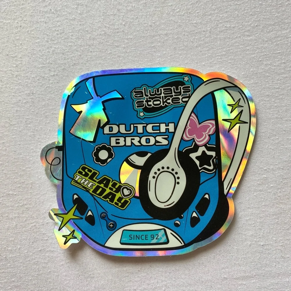 Dutch Bros | Design | Dutch Bros Holographic Sticker | Poshmark